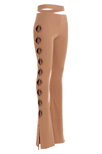 Andreādamo Cut out pants with lacing available on julian-fashion.com ...