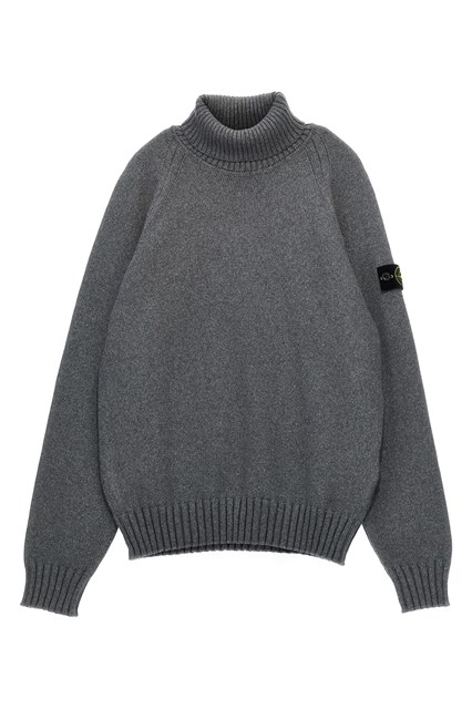 Stone island junior Maglione badge logo su julian-fashion.com - 298353 - IT