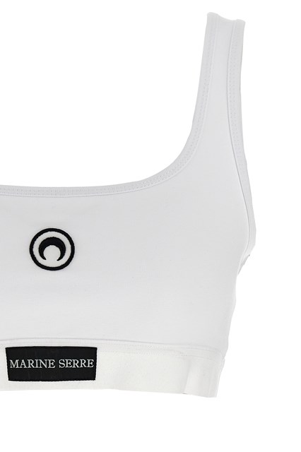 Marine serre 'moon logo stretched jersey sport' bra available on julian ...