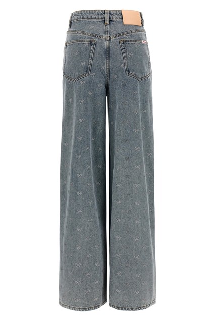 Self portrait 'light blue diamante bow' jeans available on julian ...