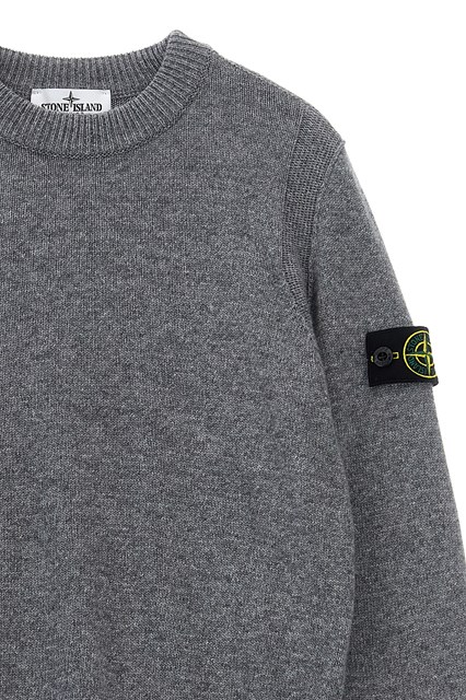 Stone island junior Logo badge sweater available on julian-fashion.com ...