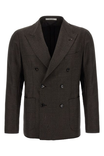Tagliatore Micro squares blazer available on julian-fashion.com ...