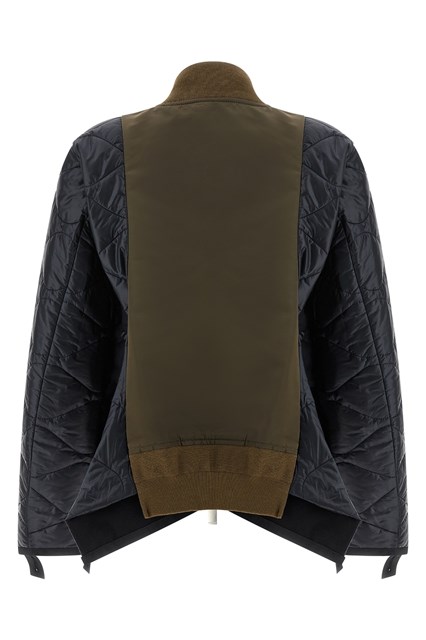 Sacai Bimaterial nylon bomber jacket available on julian-fashion.com ...