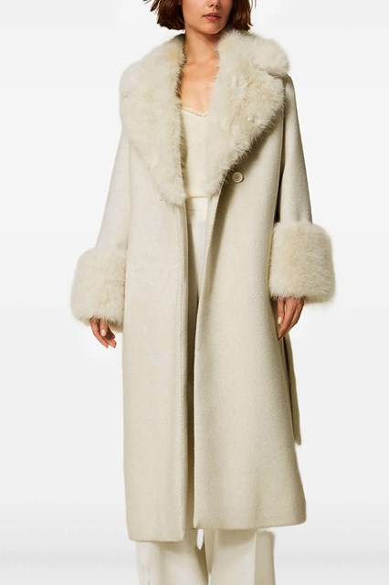 Twin set Lamé thread coat available on julian-fashion.com - 322149 - GB