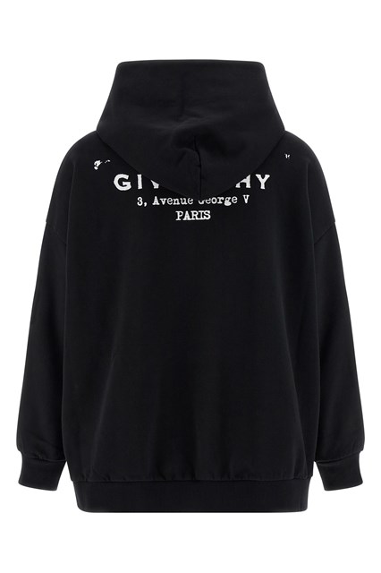 Givenchy Felpa con cappuccio stampa logo su julian-fashion.com - 322926 ...