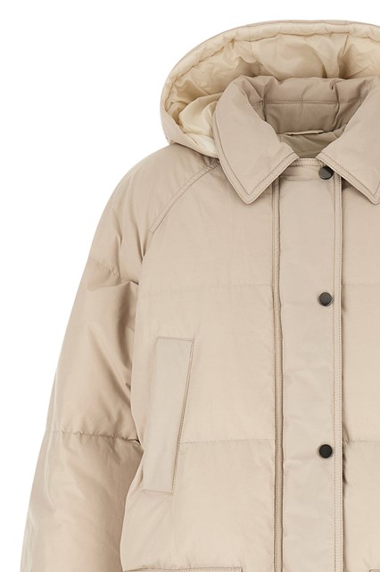 Brunello cucinelli 'shiny zipper pull' down jacket available on julian ...