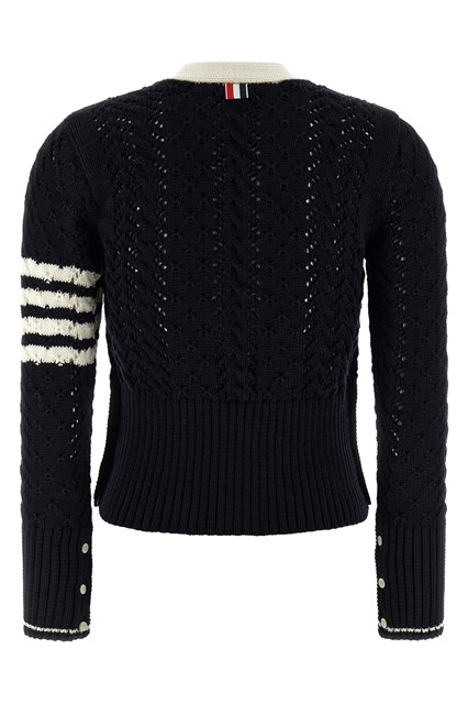 Thom browne 'cable pointelle' cardigan available on julian-fashion.com ...