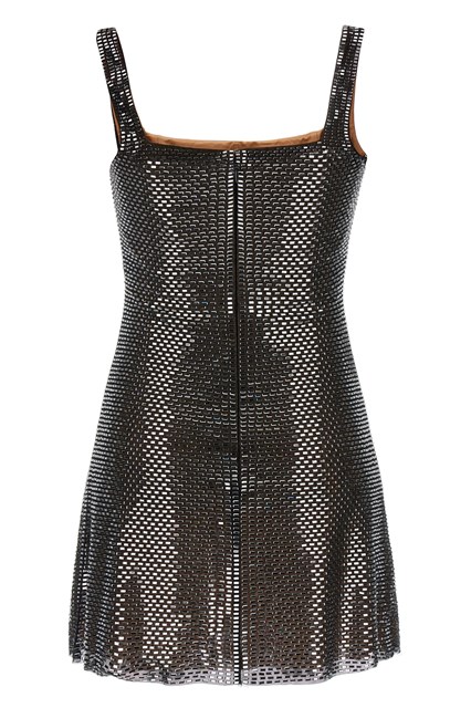 Self portrait 'gunmetal rhinestone mesh mini' dress available on julian ...