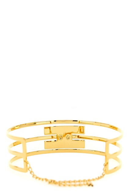 Elisabetta franchi Logo band necklace available on julian-fashion.com ...