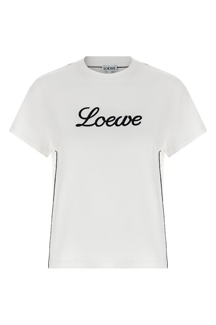 Loewe Logo embroidery t-shirt available on julian-fashion.com - 327219 - GB