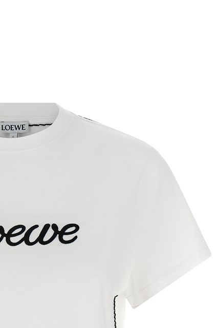 Loewe Logo embroidery t-shirt available on julian-fashion.com - 327219 - GB