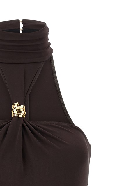 Elisabetta franchi Body dettaglio gioiello su julian-fashion.com ...