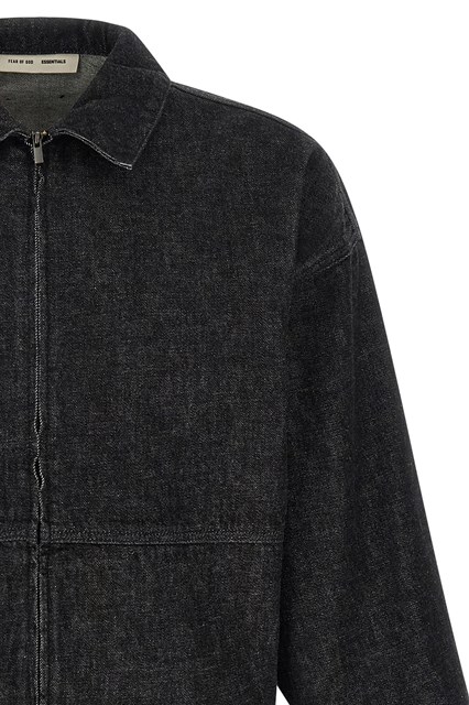 Fear of god essential 'denim work' jacket available on julian-fashion ...