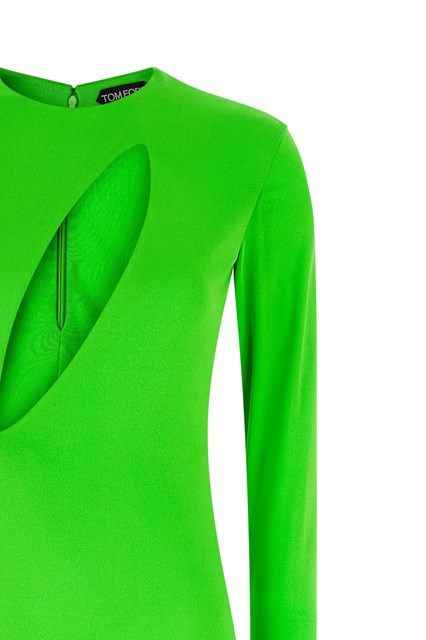 Tom ford 'long sleeve slash front evening' dress available on julian ...