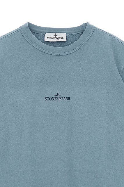 Stone island junior Logo print sweatshirt available on julian-fashion ...