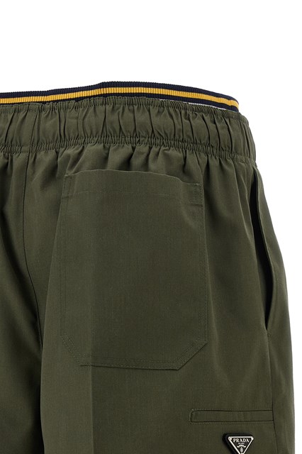 Prada Double layer elastic shorts available on julian-fashion.com ...