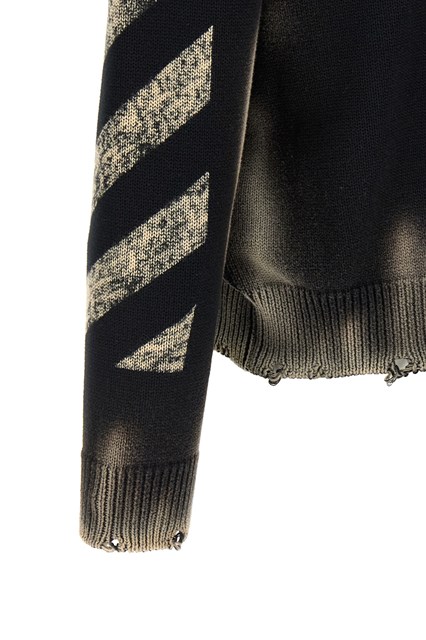 Off-white 'diag arr corrosion' sweater available on julian-fashion.com ...