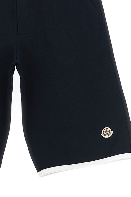 Moncler enfant Logo patch bermuda shorts available on julian-fashion ...