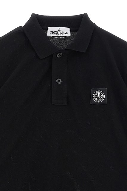 Stone island junior Polo logo 'compass' su julian-fashion.com - 331369 - IT