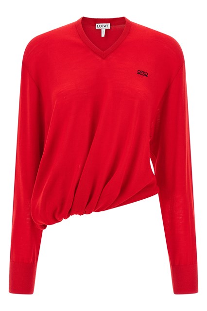 Loewe Asymmetrical cut sweater available on julian-fashion.com - 333495 ...