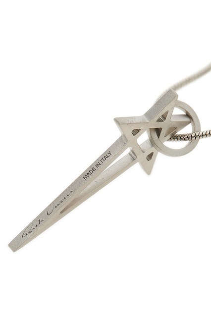 Rick owens 'pentagram' necklace available on julian-fashion.com ...