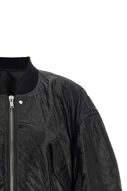 Rick owens 'secchia cropped flight' bomber jacket available on julian ...
